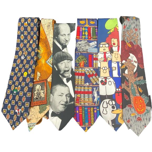 & Other Stories | Accessories | Lot Vintage Novelity Mens Ties Looney ...